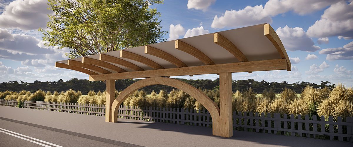 Bus Station Tensile Membrane Structures | Tridome Structures