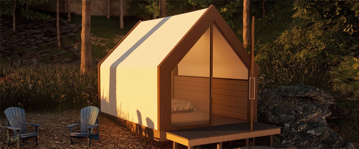 Glamping Pod Structures | Tridome Structures